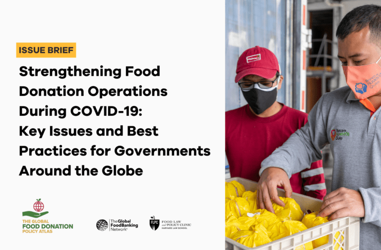 Strengthening Food Donation Operations During COVID-19: Key Issues and ...