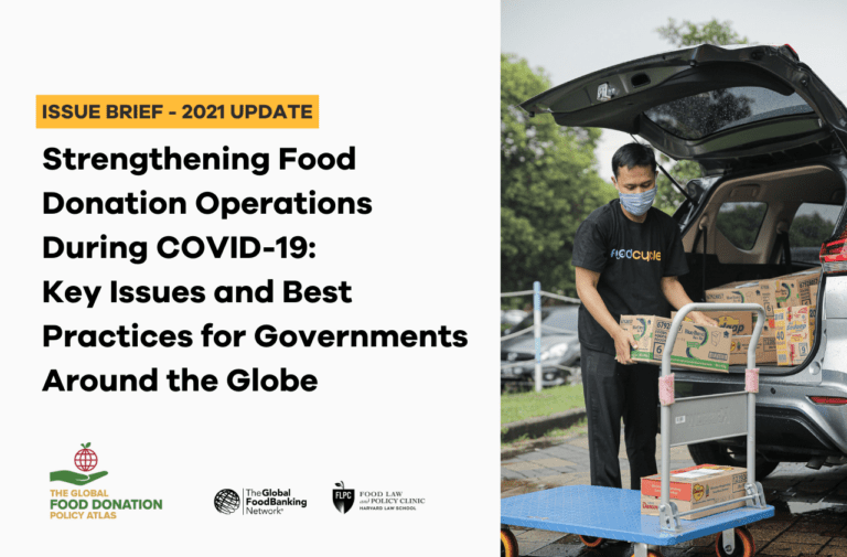 Strengthening Food Donation Operations During COVID-19: Key Issues and ...